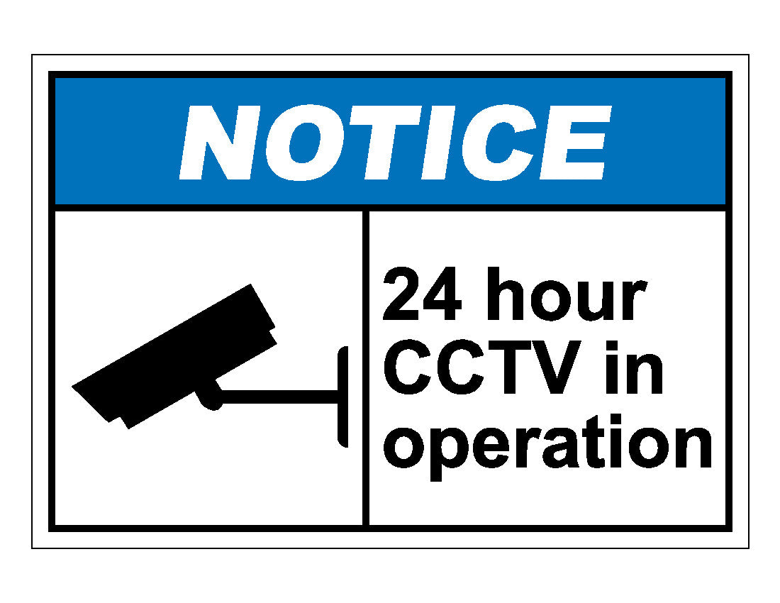 cctv signs