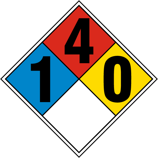 Magnetic NFPA Diamond 1-4-0 – Veteran Safety Solutions