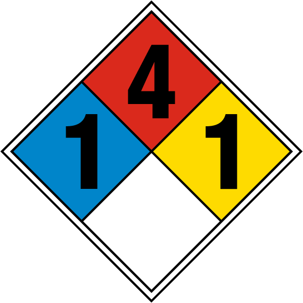 NFPA Diamond 1-4-1 Use for Propylene – Veteran Safety Solutions