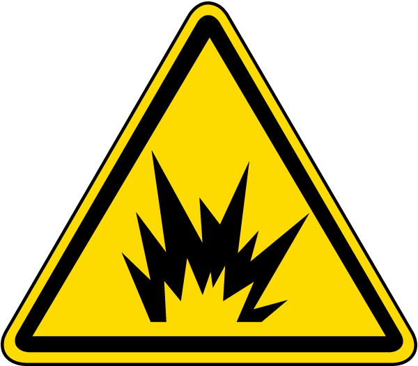 Arc Flash Explosion Warning Label (ISO) – Veteran Safety Solutions