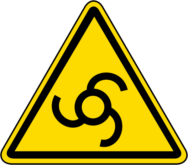 Automatic Start-Up Hazard Label (ISO) – Veteran Safety Solutions