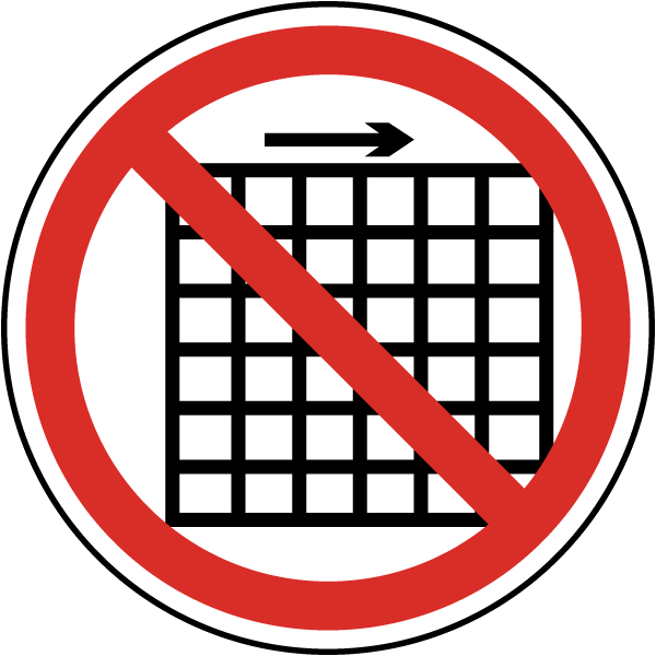 Do Not Operate Without Guards Label (ISO) – Veteran Safety Solutions