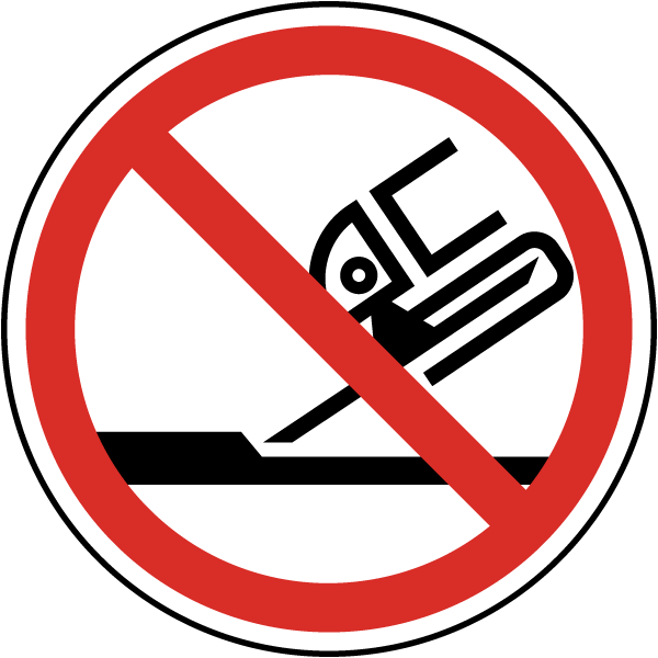 Do Not Use For Face Grinding Label (ISO) – Veteran Safety Solutions