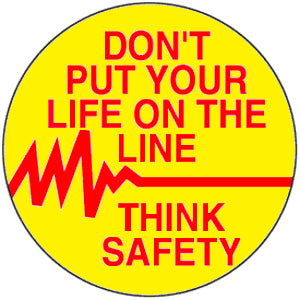Don't Put Your Life On The Line Hard Hat Sticker – Veteran Safety Solutions