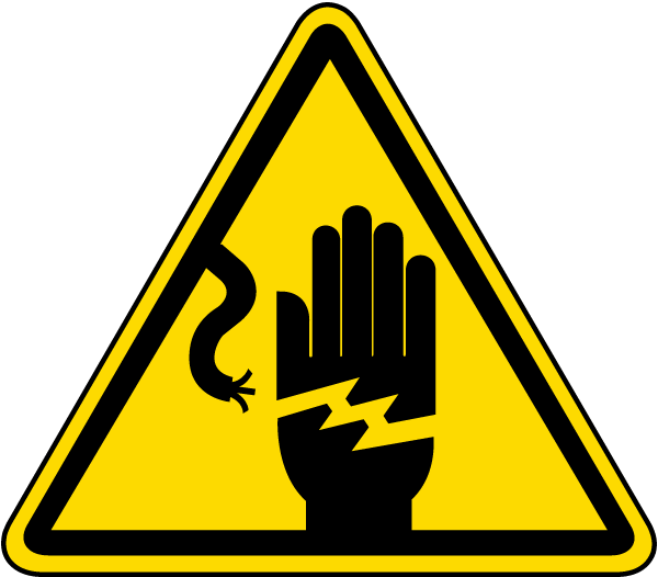 warning shock hazard