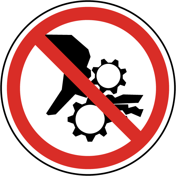 Hand Entanglement Label (ISO) – Veteran Safety Solutions