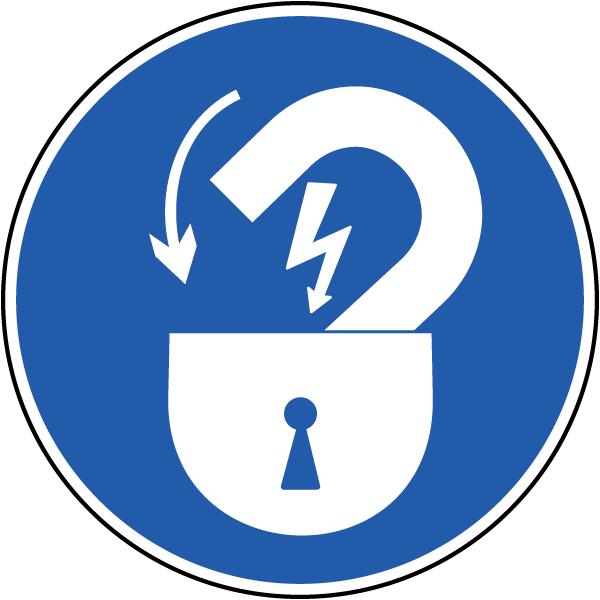 Mandatory Lock-Out Electrical Power Label (ISO) – Veteran Safety Solutions