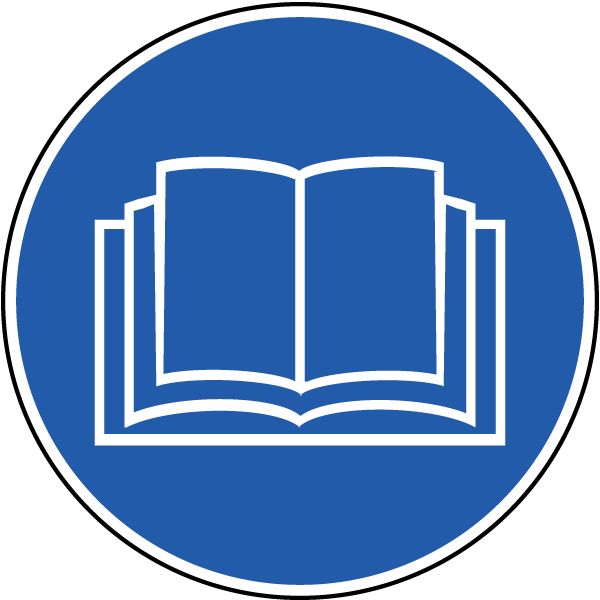 Mandatory Read Operator's Manual Label (ISO) – Veteran Safety Solutions