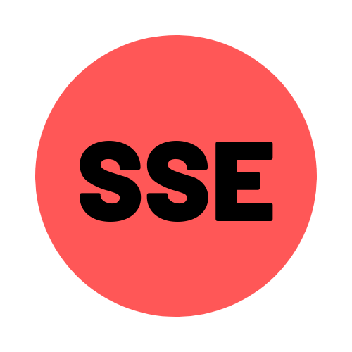 SSE (Short Service Employee) Hard Hat Sticker ( Black on Red ...