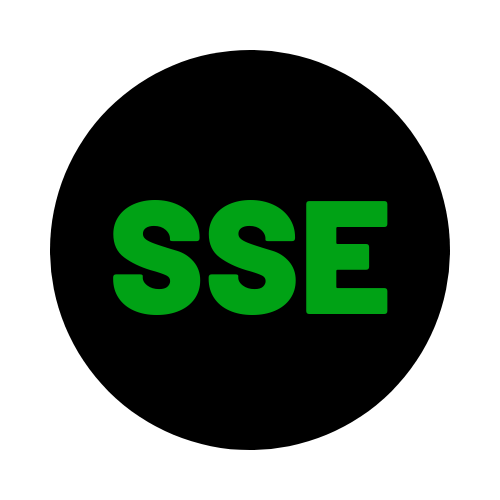 SSE (Short Service Employee) Hard Hat Sticker ( Green on Black ...