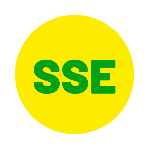SSE (Short Service Employee) Hard Hat Sticker ( Green on Yellow ...