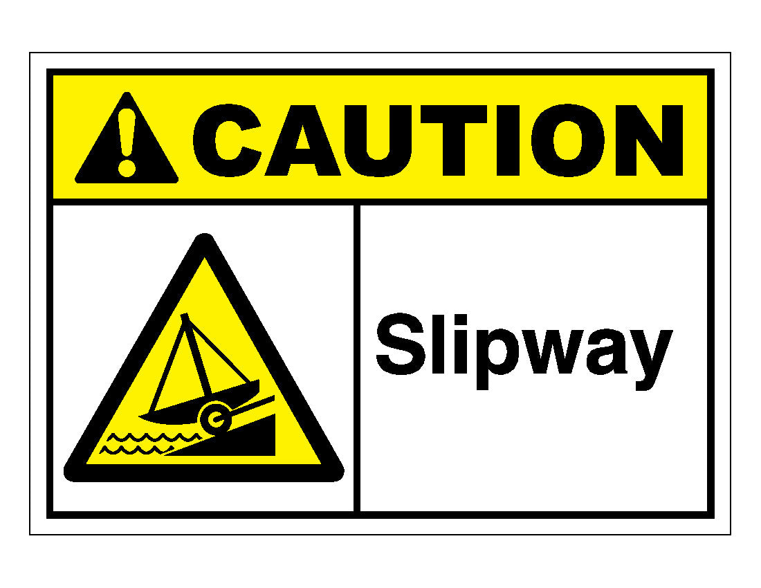 Caution Slipway Sign – Veteran Safety Solutions