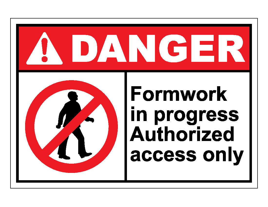 Authorized Access Only Sign