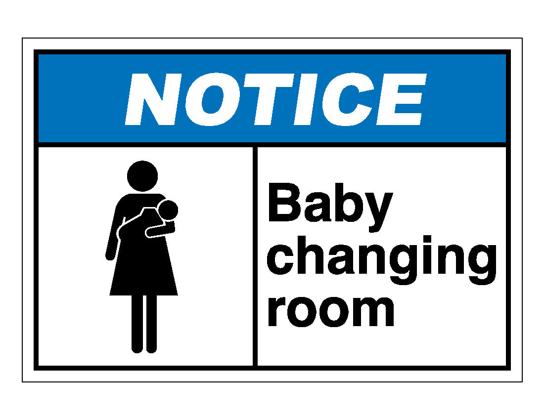 Changing Rooms Logo Notice Baby Changing Room Sign – Veteran Safety